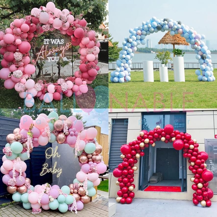 Jual Standing Balon Gapura Setengah Bulat dan Bulat 6 meter / Tiang ...