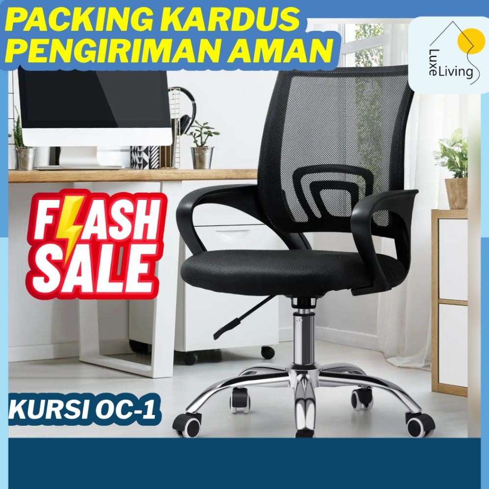 Jual LLS Kursi Kantor Kursi Kerja Kursi Belajar Kursi Ergonomis Angkat ...