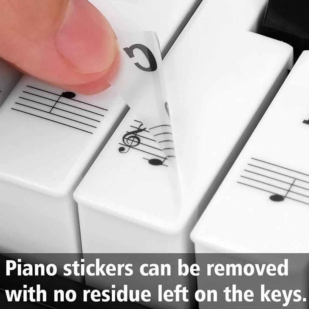 Jual Premium Piano Sticker/ Keyboard Piano Sticker / Sticker Tuts Piano ...