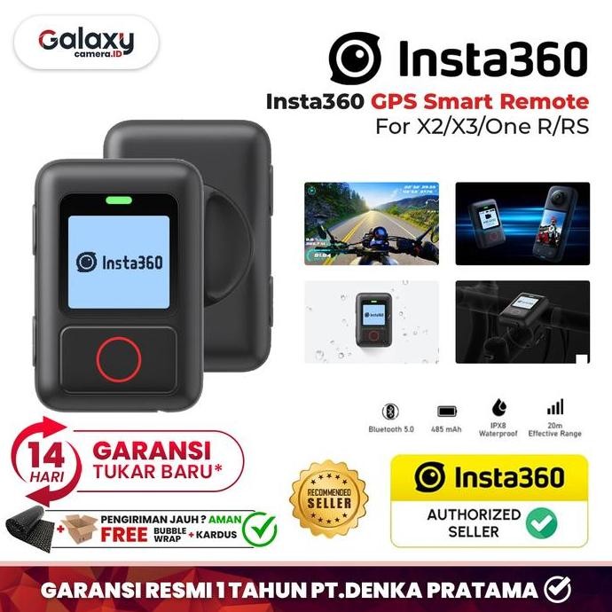 Jual Insta360 Gps Action Smart Remote Remote For X2/ X3/ One R/ Rs ...