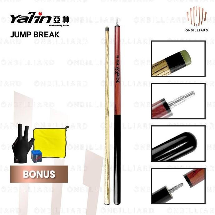 Jual YALIN JUMP BREAK CUE STICK BILLIARD JUMPBREAK STIK BILIAR BILLIAR ...