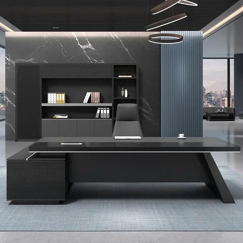 Jual Modern Ceo Manager Executive Office Table Latest L Shape Office ...