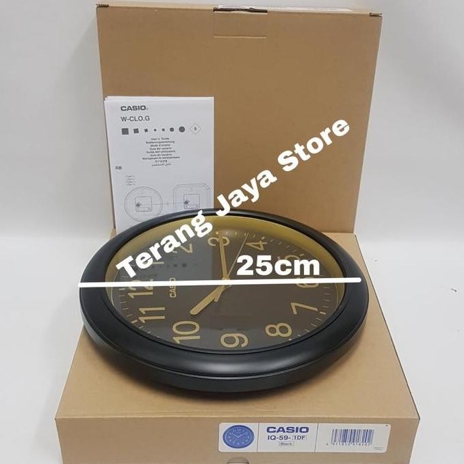 Jual Promo Jam Dinding Casio Iq-59 Wall Clock Casio Iq 59 Original 100% ...