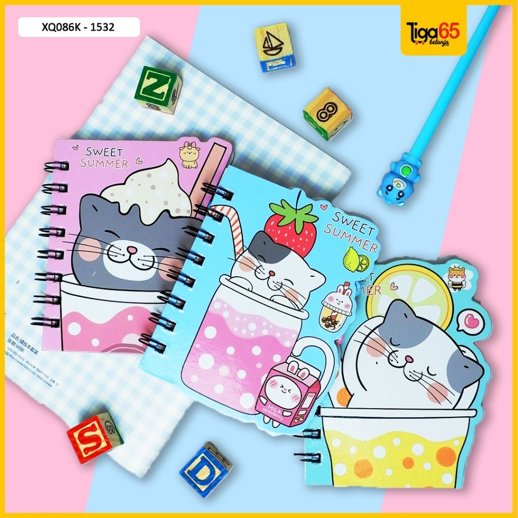 Jual Buku Kecil Catatan / Mini Buku Notes Kecil / Ring Book Mini A7 ...