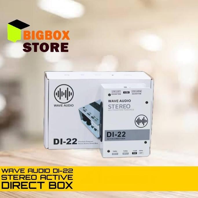 Jual Stock In Wave Audio Di22 / Di 22 / Di-22 Aktif Stereo Direct Box ...