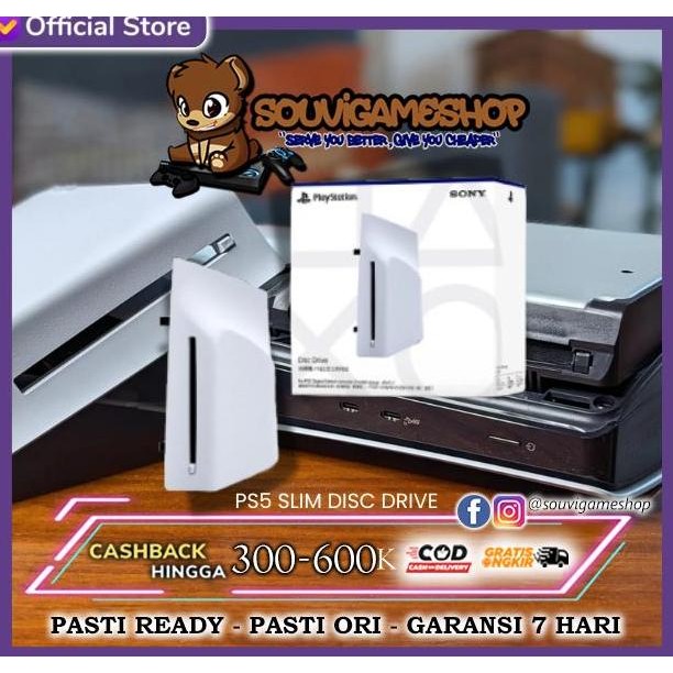 Jual Sony PS5 Slim Disc Drive For PS5 Sony Playstation 5 Berkualitas ...