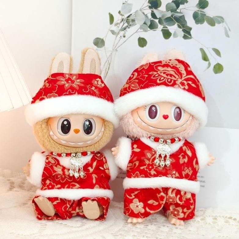 Jual Ready 2025 Set Imlek Labubu Tahun Ular Snake Year Cheongsam Baju ...