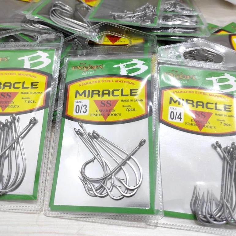 Jual Hemat Mata Kail /Mata Pancing Stainless Steel Blood Miracle Made ...