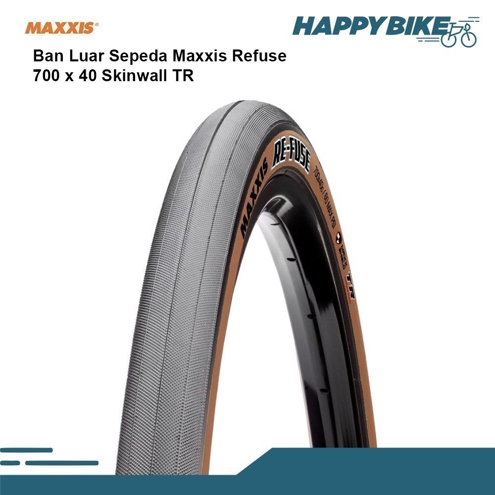 Jual Maxxis Ban Luar Sepeda 700x40 Re-Fuse Skinwall Bicycle Outer Tires ...