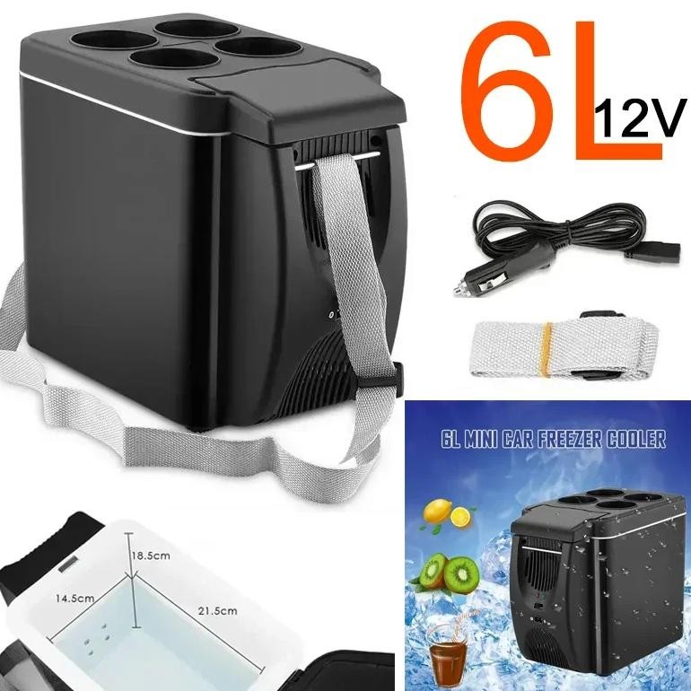 Jual Car Refrigerator 6L 12V Electric Freezer Mini Car Freezer Cooler ...