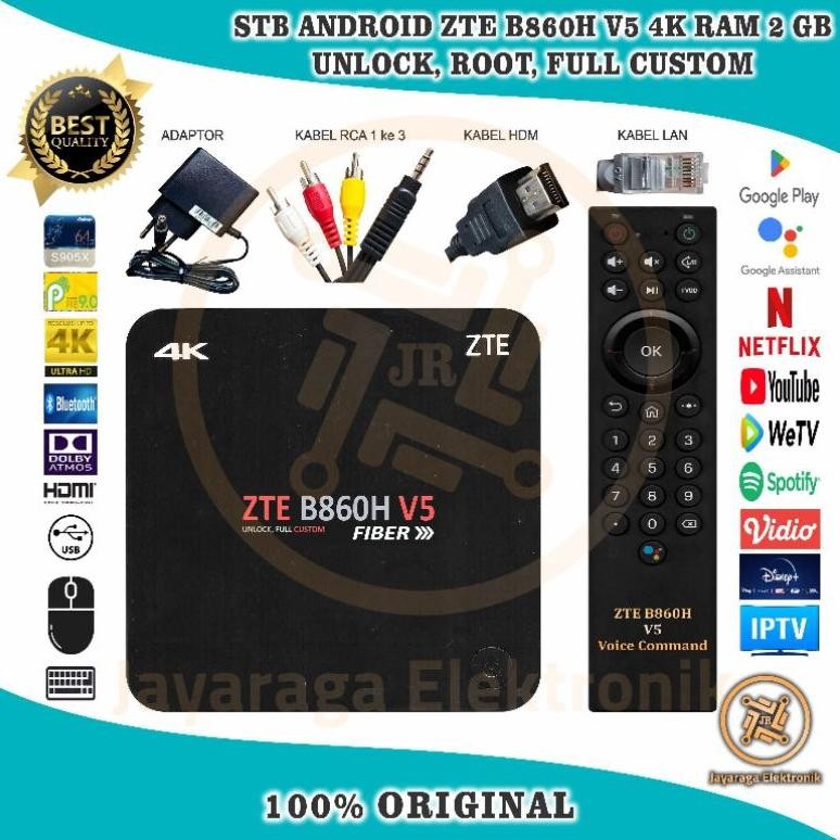 Jual STB Android Smart TV Box B86OH V5 & HG68OFJ V12 4K Hybrid OS 12 ASC Voice NEW UPDATE 2025 ...