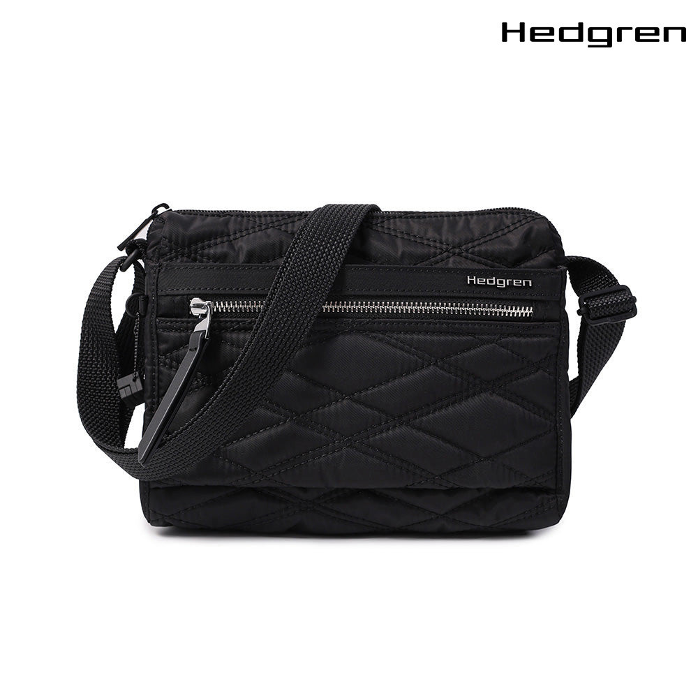 Jual Hedgren Eye Shoulder Bag + RFID OS Bags New Quilt Full Black ...