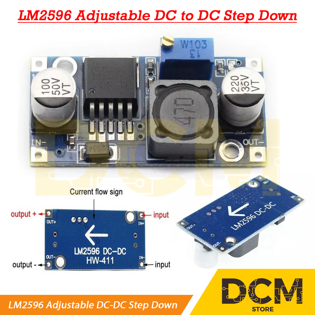 Jual LM2596 Adjustable DC-DC Step Down Module 3A LM2596S Step Down DC to DC | Shopee Indonesia