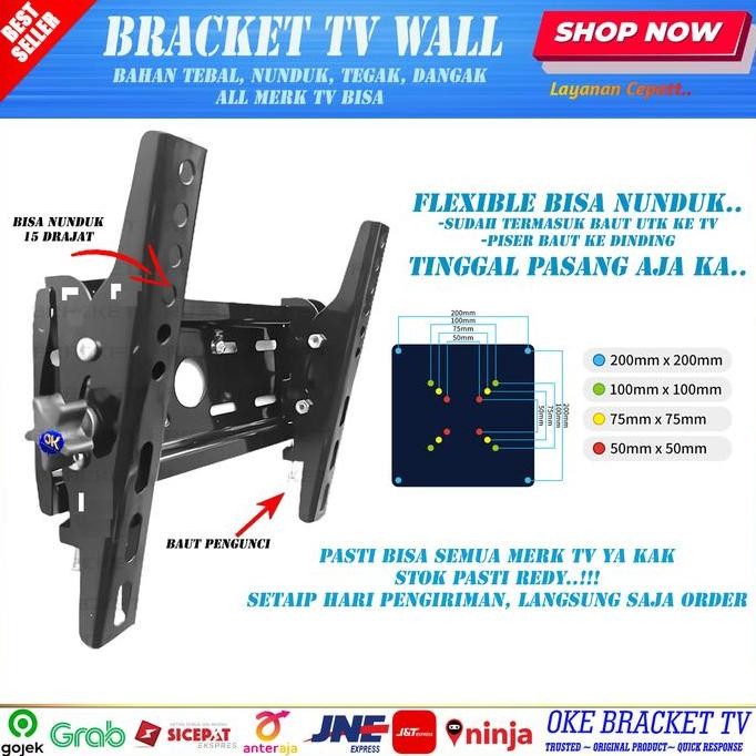 Jual Breket Led Tv Samsung Sony Lg Cooca Tcl All Merk Tv 55 50 49 43 ...