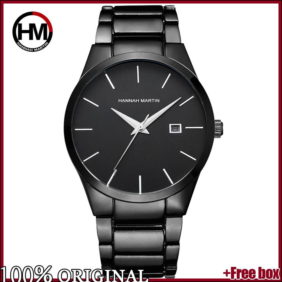 Jual (Terbaru) HANNAH MARTIN 17551 Jam Tangan Pria Analog Stainless ...