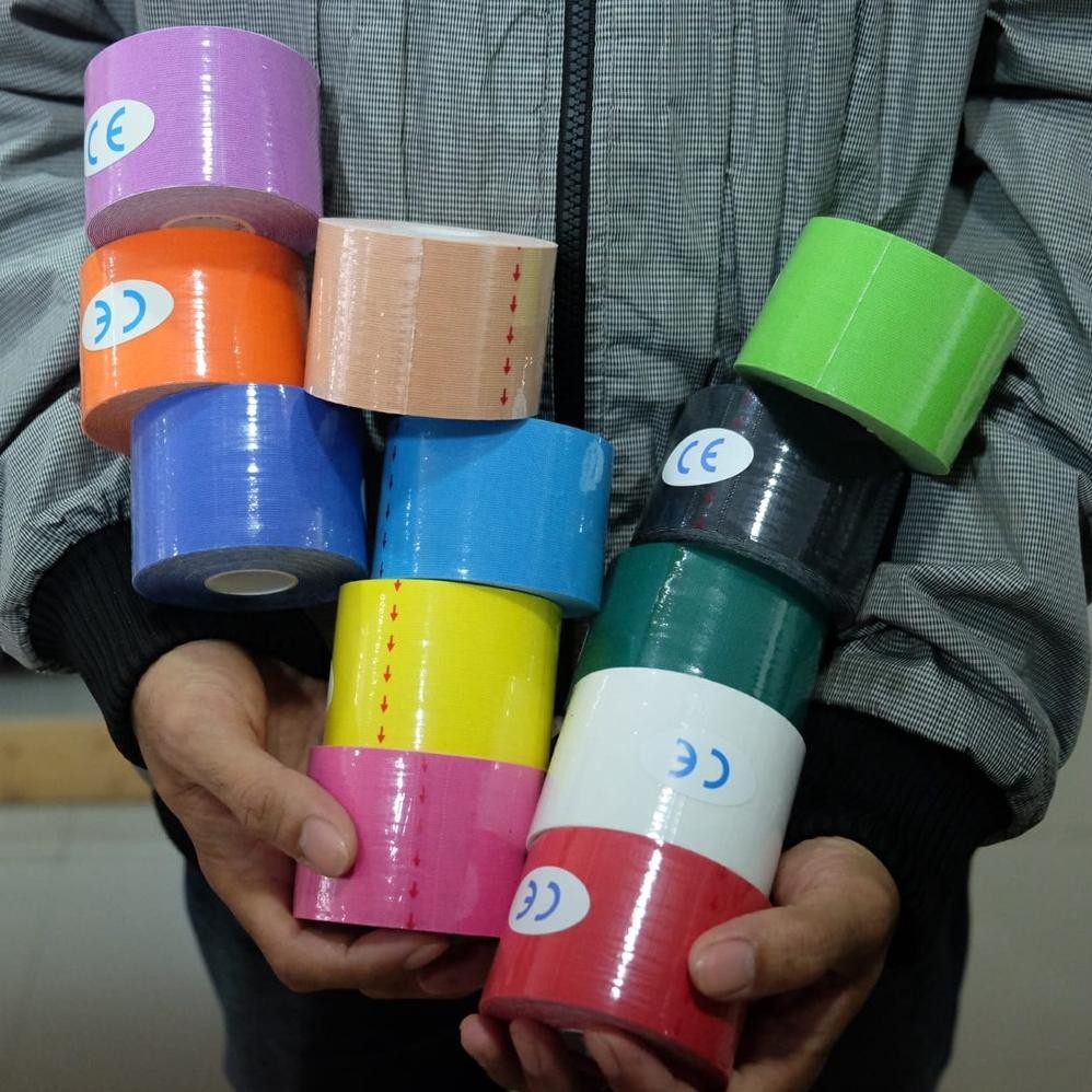 Jual Quality Kinesio Tape Tapping Kinesiology Tape 5Cm X 5M Teping ...