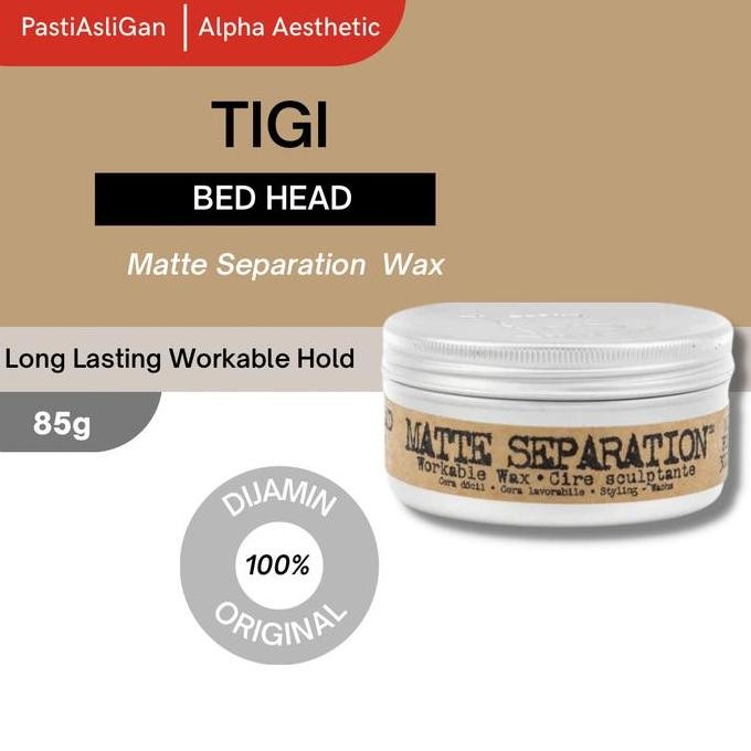 Jual TERBARU - TIGI Bed Head for Men Matte Separation Workable Wax Made ...