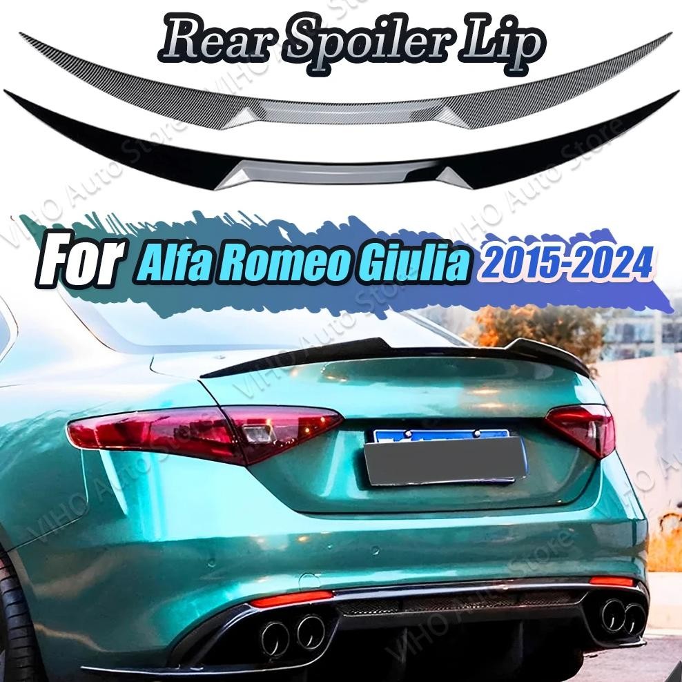 Jual Carbon Look Car Trunk Spoiler Rear Spoiler For Alfa Romeo Giulia ...
