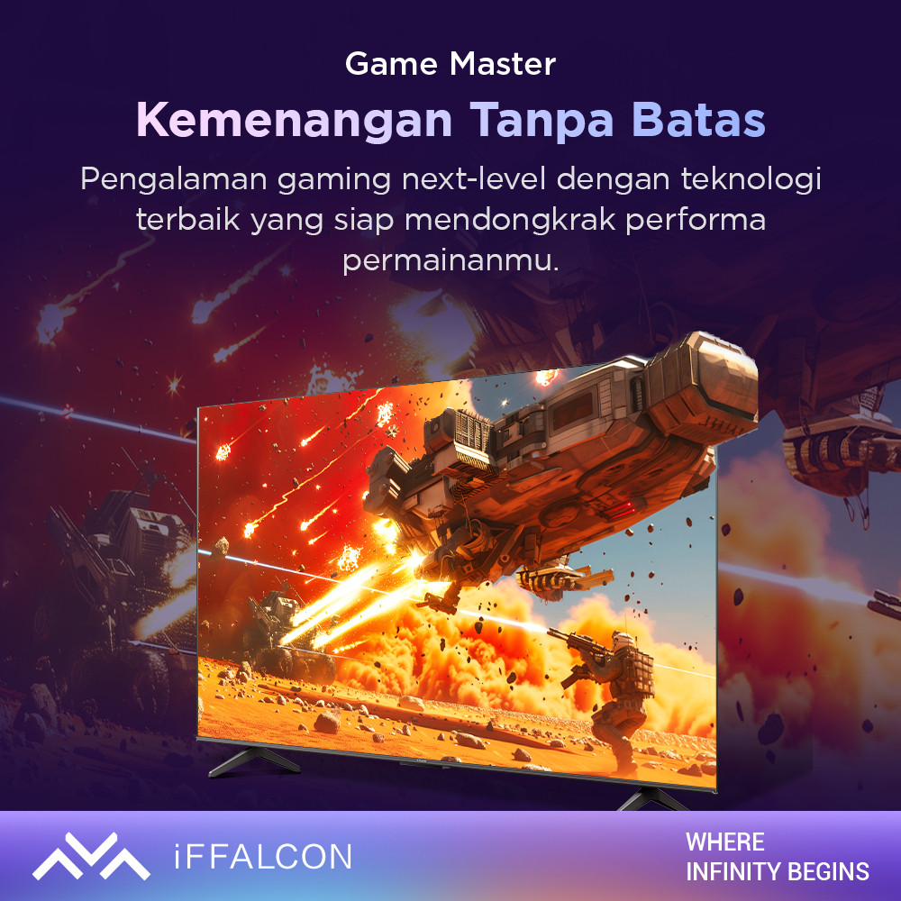 Jual iFFALCON by TCL U65 Series Google TV (Android 12) Smart Digital - 4K UHD - Dolby Audio ...