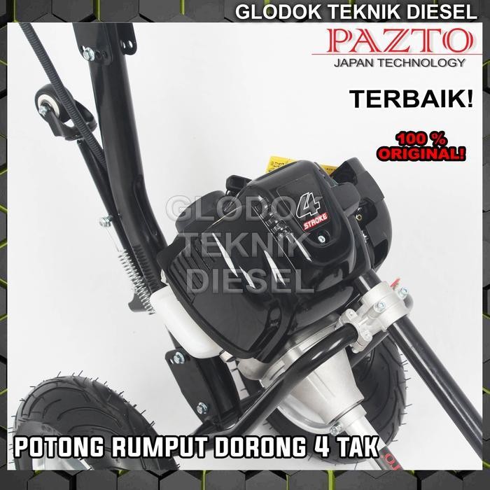 Jual Pazto Mesin Potong Rumput Dorong 4 Tak 435 Bensin Lawn Mower ...
