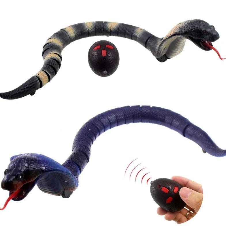 Jual Rc Snake Realistic Snake Toys Infrared Receiver Electric Simulated ...