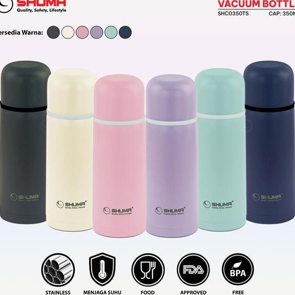 Jual Termos Air Panas Shuma Color Ss Vacuum Flask 350 Ml | Shopee Indonesia