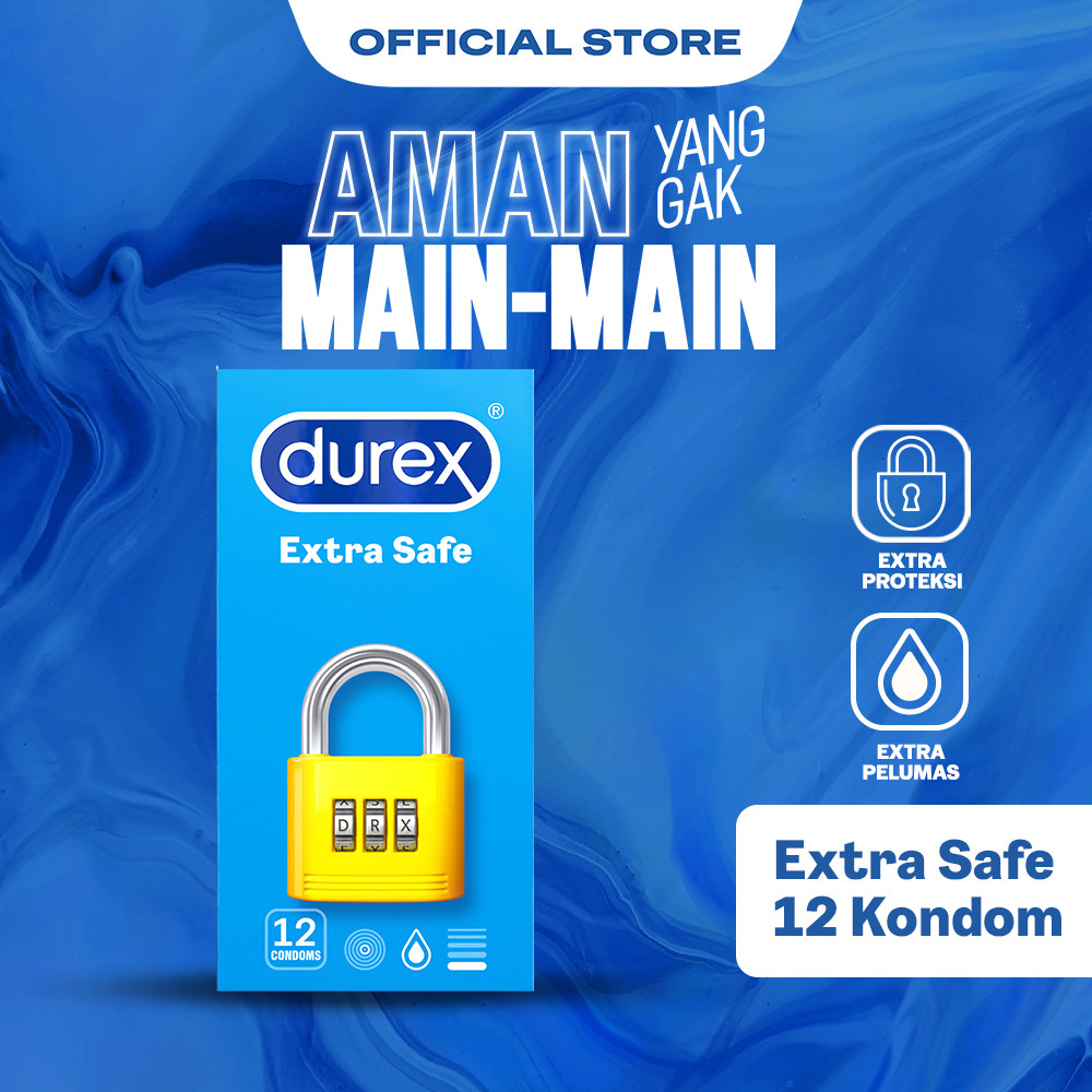 Jual Durex Extra Safe Kondom Tebal Pria Lebih Aman 12s - Condom | Shopee Indonesia