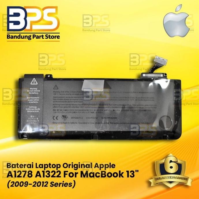 Jual Baterai Original MBP 13" A1278 A1322 ( 2009 - 2012 Series ...