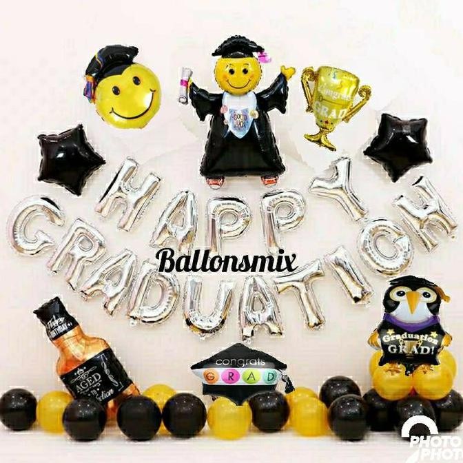 Jual paket dekorasi happy graduation | Shopee Indonesia