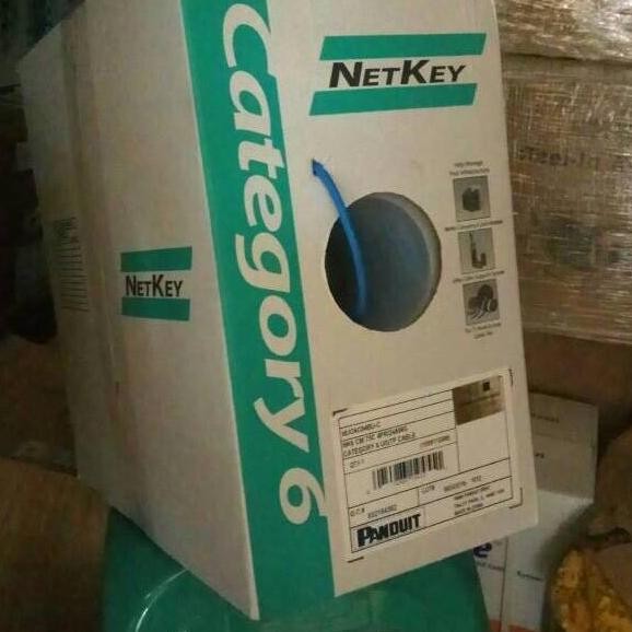 Jual Kabel data utp PANDUIT CAT 6 NETKEY NUC6C04BU-C/PANDUIT CAT6 ...