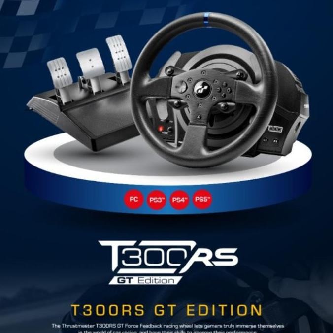 Jual Thrustmaster T300 RS GT Racing Wheel - PC PS3 PS4 PS5 | Shopee ...