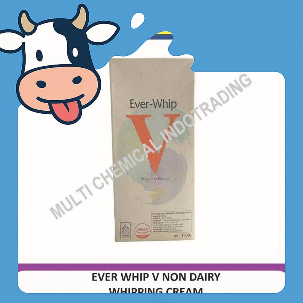 Jual Free Ongkir Ever Whip V Non Dairy Whipping Cream Vegetable Krim ...