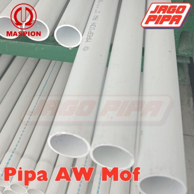 Jual (Expert) Maspion Pipa AW 3/4 Inch Putih MOF PVC 4 Meter Paralon 3/ ...