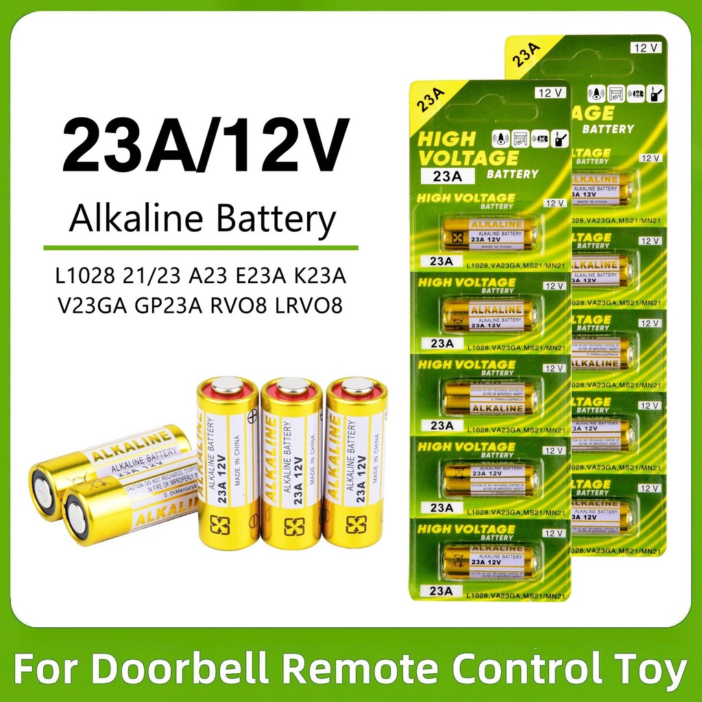 Jual 5-50Pcs 58Mah 23A 12V Batteries Remote Control Toys Dry Alkaline ...