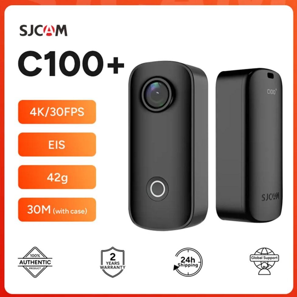 Jual Sjcam C100 Plus Action Camera 4K 30M Waterproof 2.4G Wifi Action Sport Action Cam Eis ...