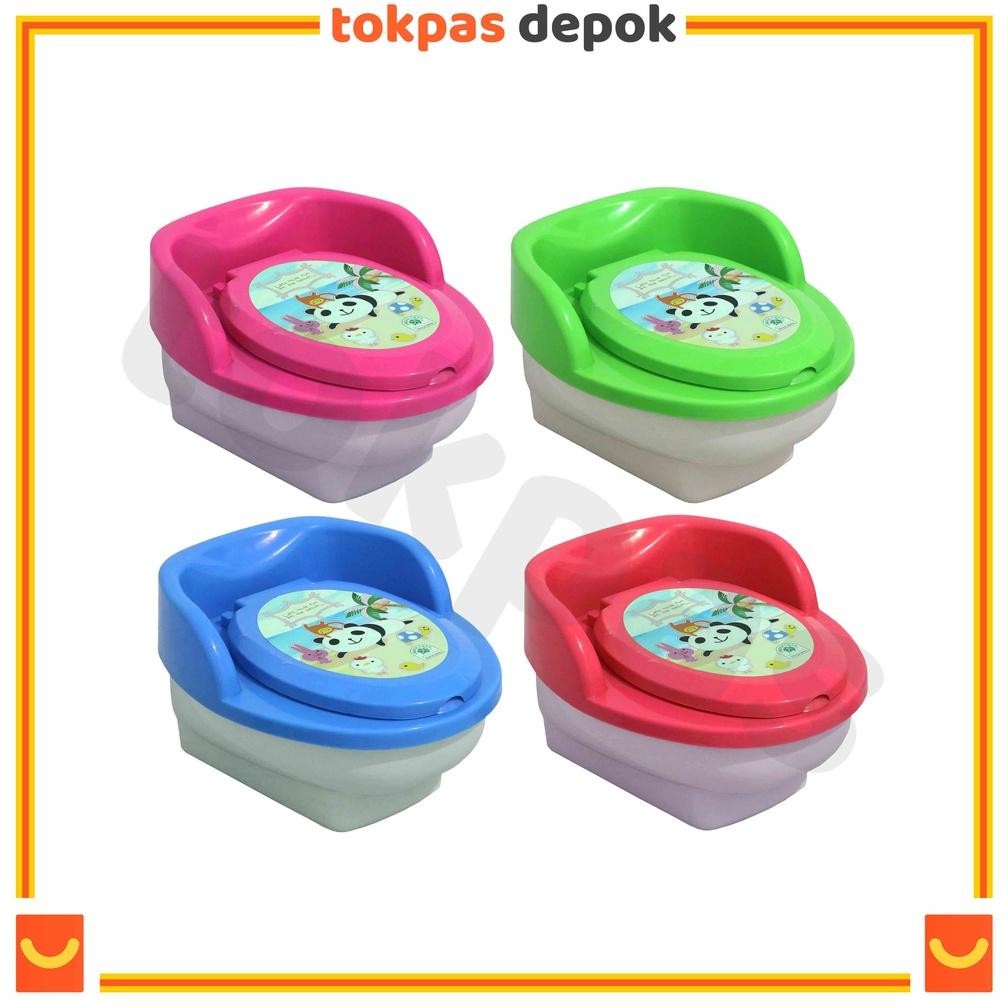 Jual Pispot Anak 6 Liter Green Leaf 5109 Potty Training Seat Closet ...