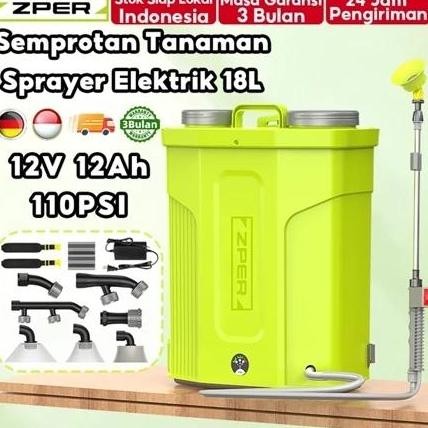 Jual ZPER ALAT SEMPROT TANGKI SPRAYER MANUAL 18 LITER ELEKTRIK ZP029 ...