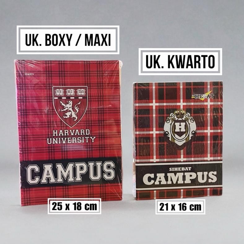 Jual Buku Tulis CAMPUS BOXY / MAXI Panjang 50 Lembar ATLAS / BIO BOXY ...
