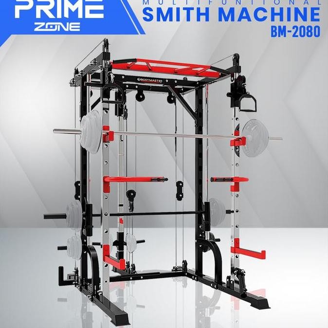 Jual BODYMASTER Smith Machine BM-2080 - Squat Power Rack Bench Press ...