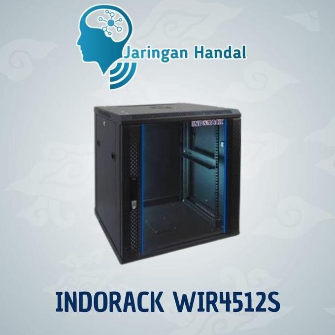 Jual Wallmount Rack Indorack Single Door Rak Server 12U D. 450Mm ...