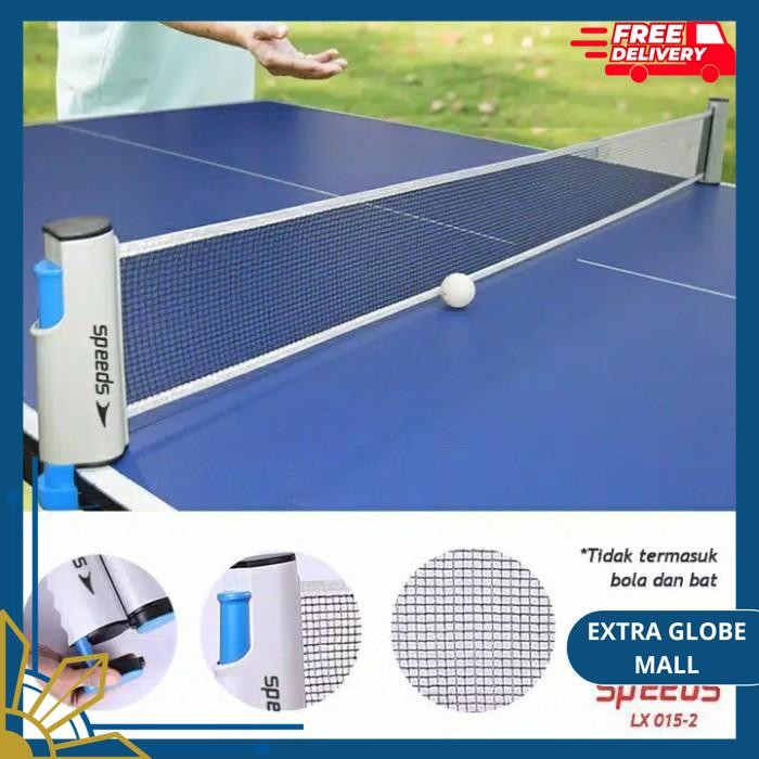 Jual UNIVERSAL NET JARING TENIS MEJA PINGPONG TARIK PORTABLE 160CM LX ...