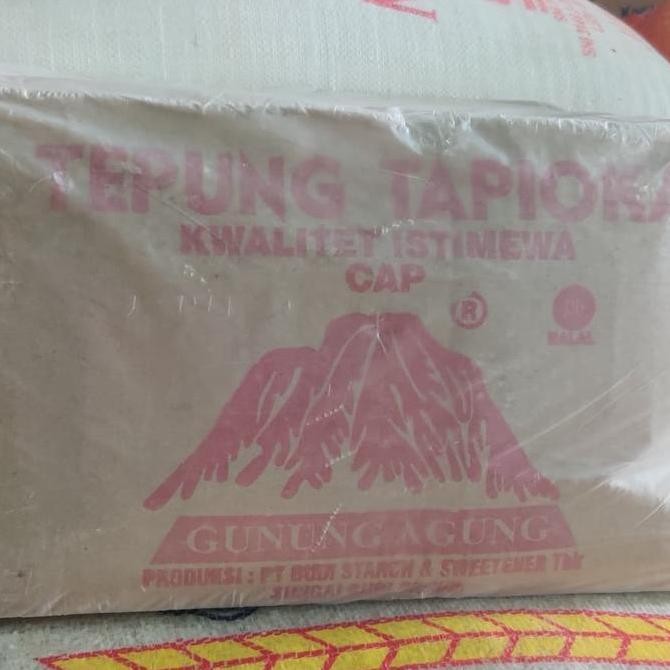 Jual Tepung Sagu Tapioka Aci Cap Gunung Agung Kemasan 1Dus | Shopee ...