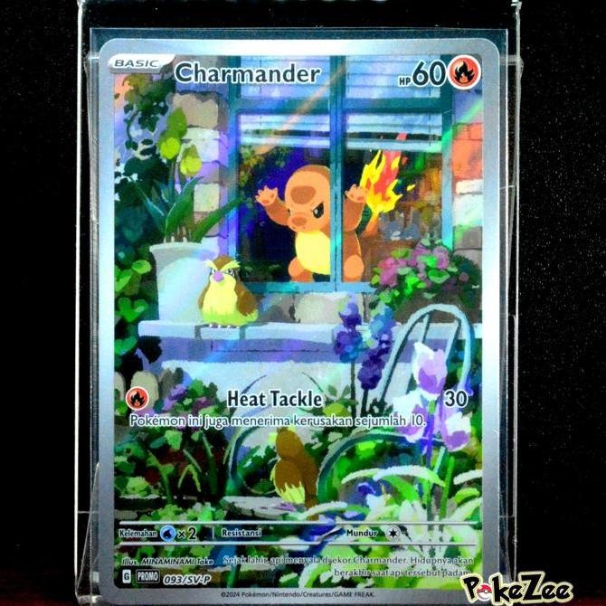 Jual Charmander AR Promo 093/SV-P TCG Pokemon Indonesia Harta Berkilau ...