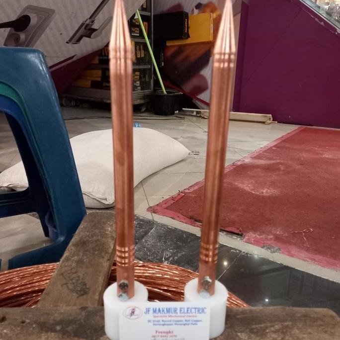 Jual Tombak Anti Petir Spitzen 3/4In Full Tembaga Asli Panjang 30Cm ...