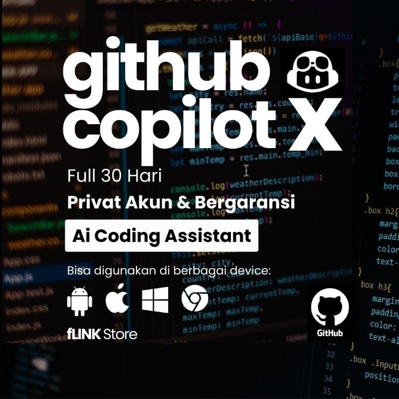 Jual GITHUB COPILOT AI CODING ASSISTANT 30 HARI RESMI | Shopee Indonesia