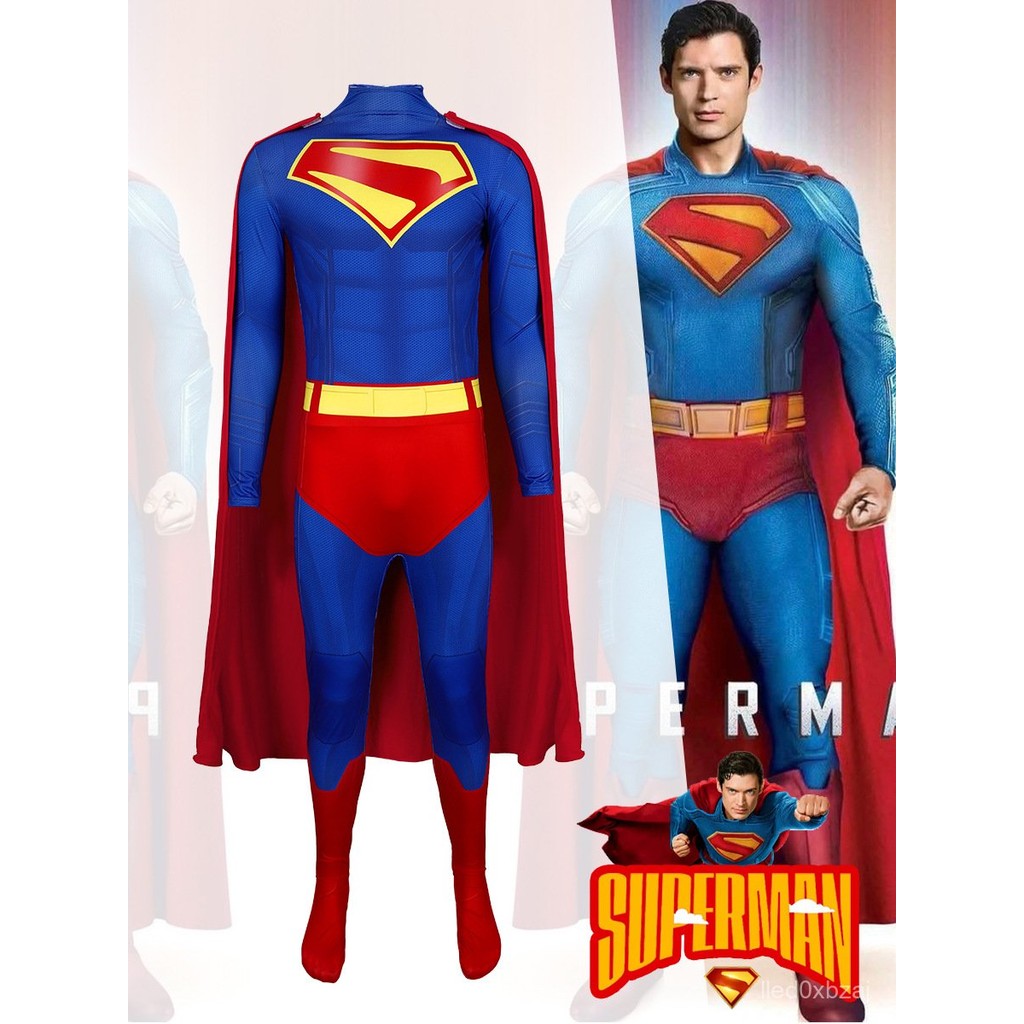 Jual Halloween2025Superman Legacy cosplay Krypton Clark Kent Jumpsuit ...