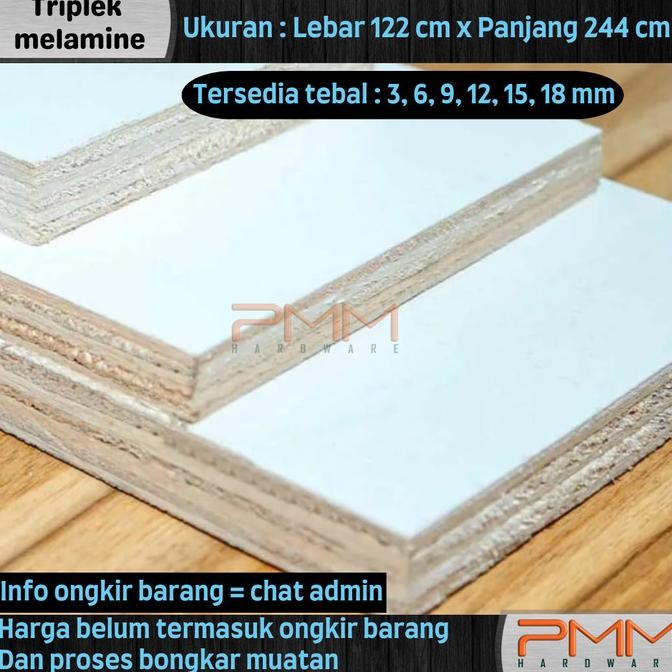 Jual _^_^_^] Triplek Melamin trimil melamninto plywood melamine doff ...