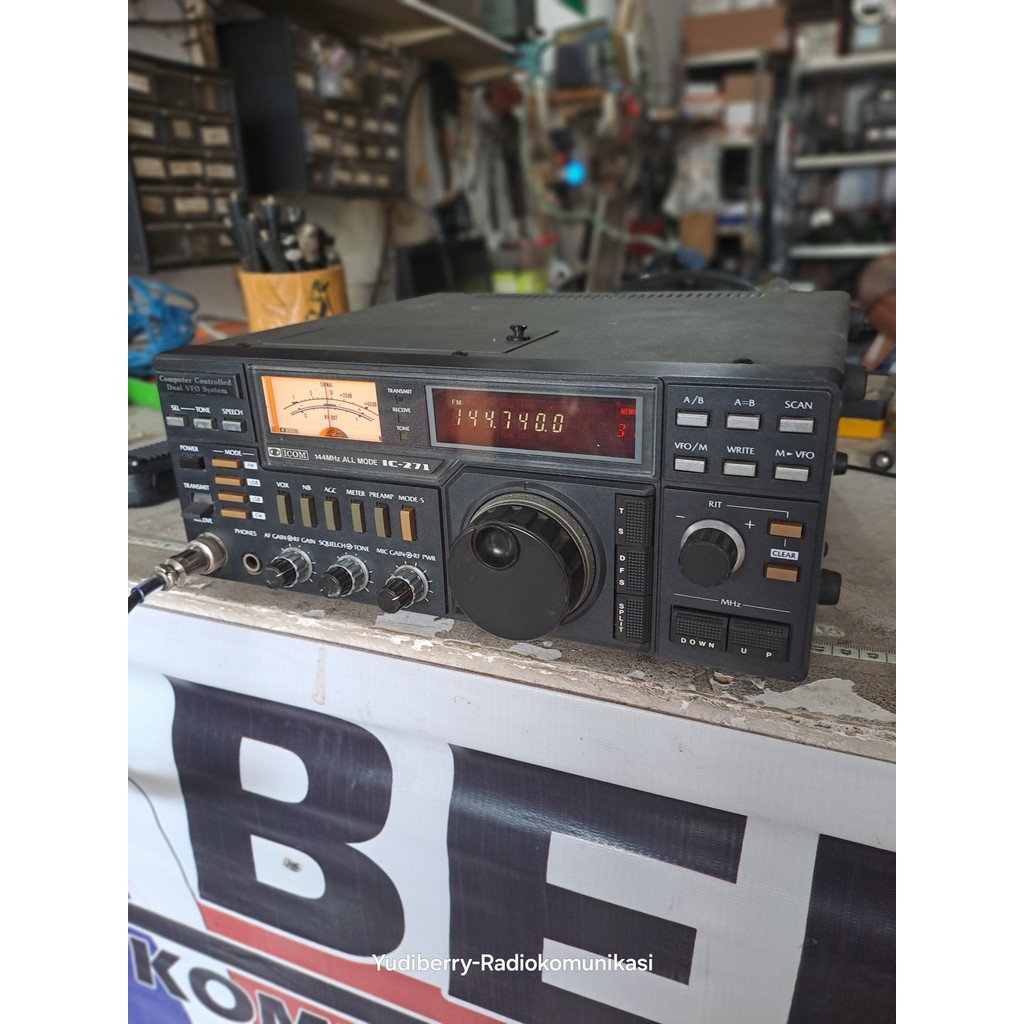 Jual rig icom ic271 legendaris ada minus icom ic 271 apa adanya radio icom ic-271 perlu teknisi ...