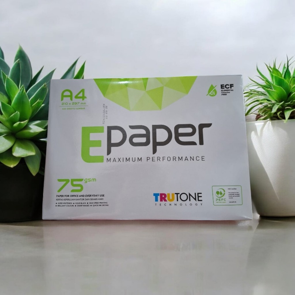 Jual Kertas HVS A4 EPaper 75 Gram | Shopee Indonesia