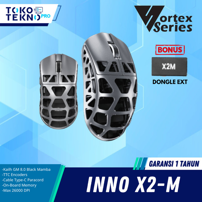 Jual Vortexseries Inno X2M / X-2M Ultra Lightweight Wireless Gaming ...